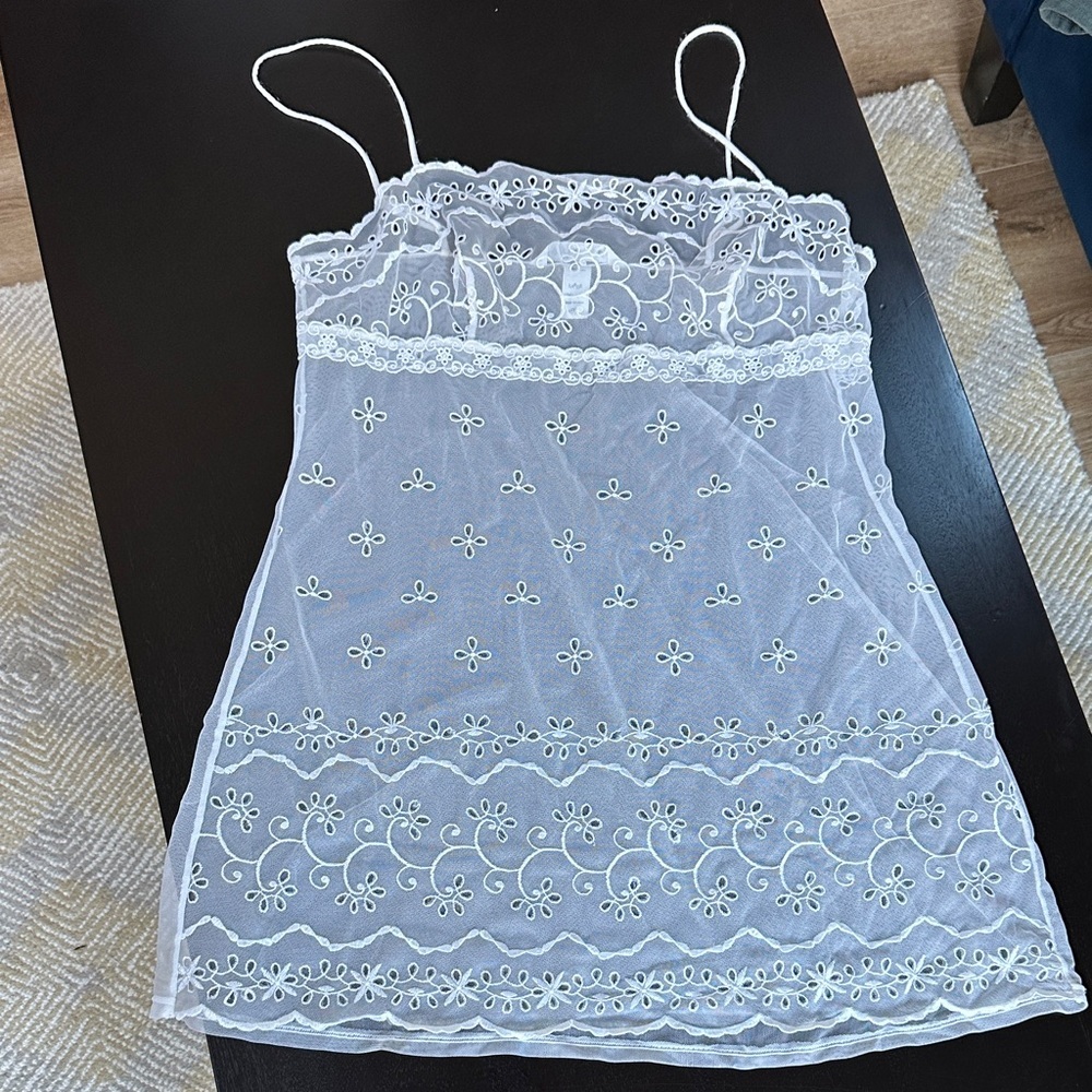 Vintage Y2k Sheer Victoria’s Secret Slip Mini Chemise… - Gem
